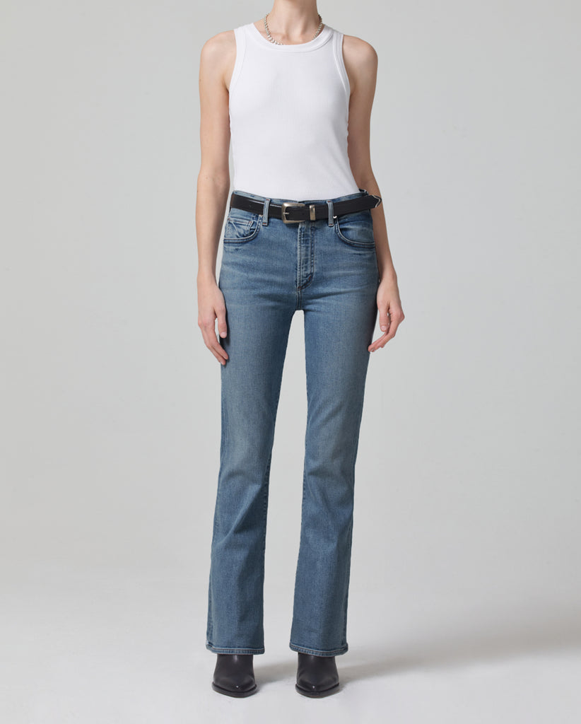 LILAH HIGH RISE BOOTCUT / LARK – FABRIC