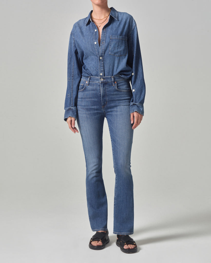 LILAH HIGH RISE BOOTCUT / LAWLESS – FABRIC