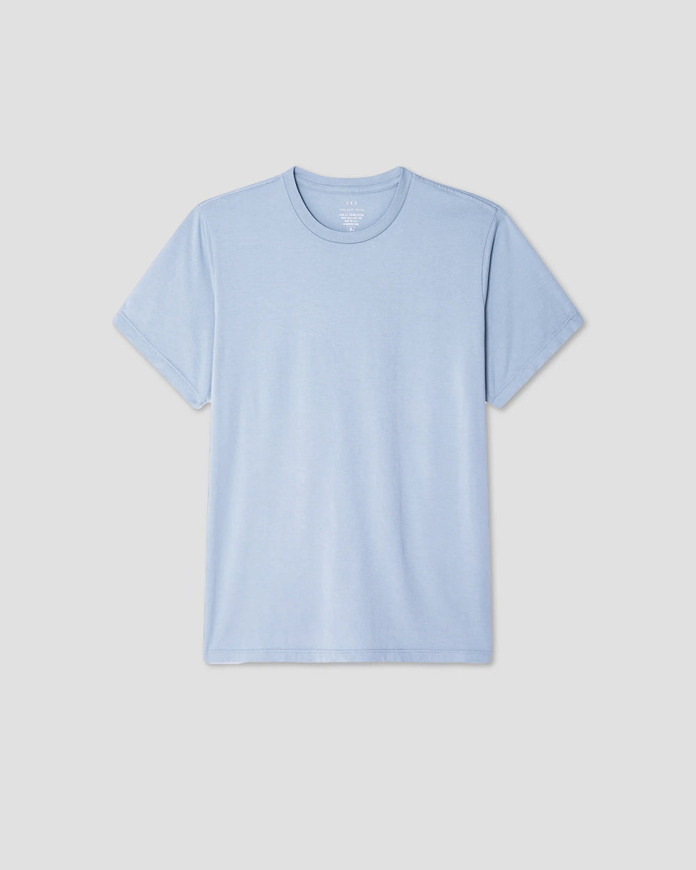 SUPIMA CREW TEE / LIGHT BLUE – FABRIC