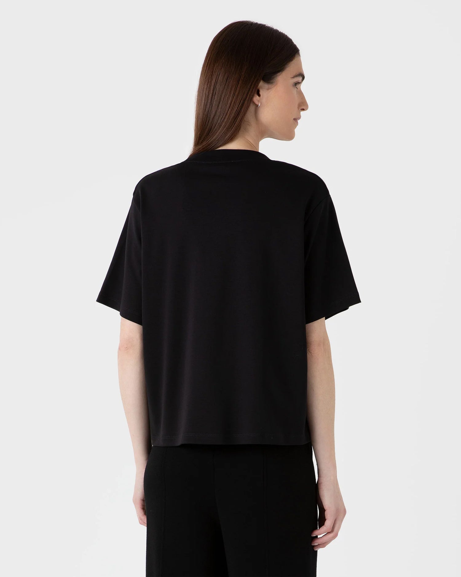 BOXY T-SHIRT / BLACK – THIS IS FABRIC