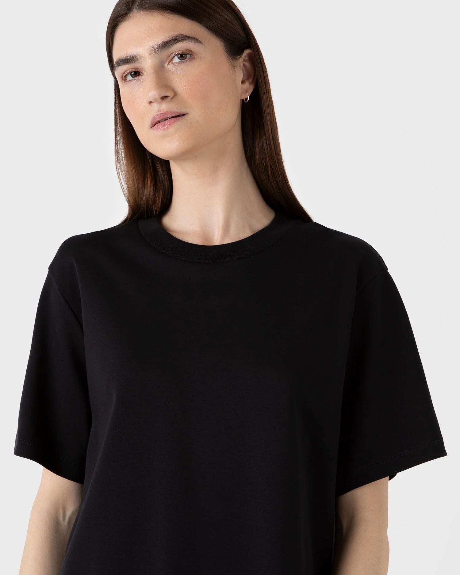 BOXY T-SHIRT / BLACK – THIS IS FABRIC