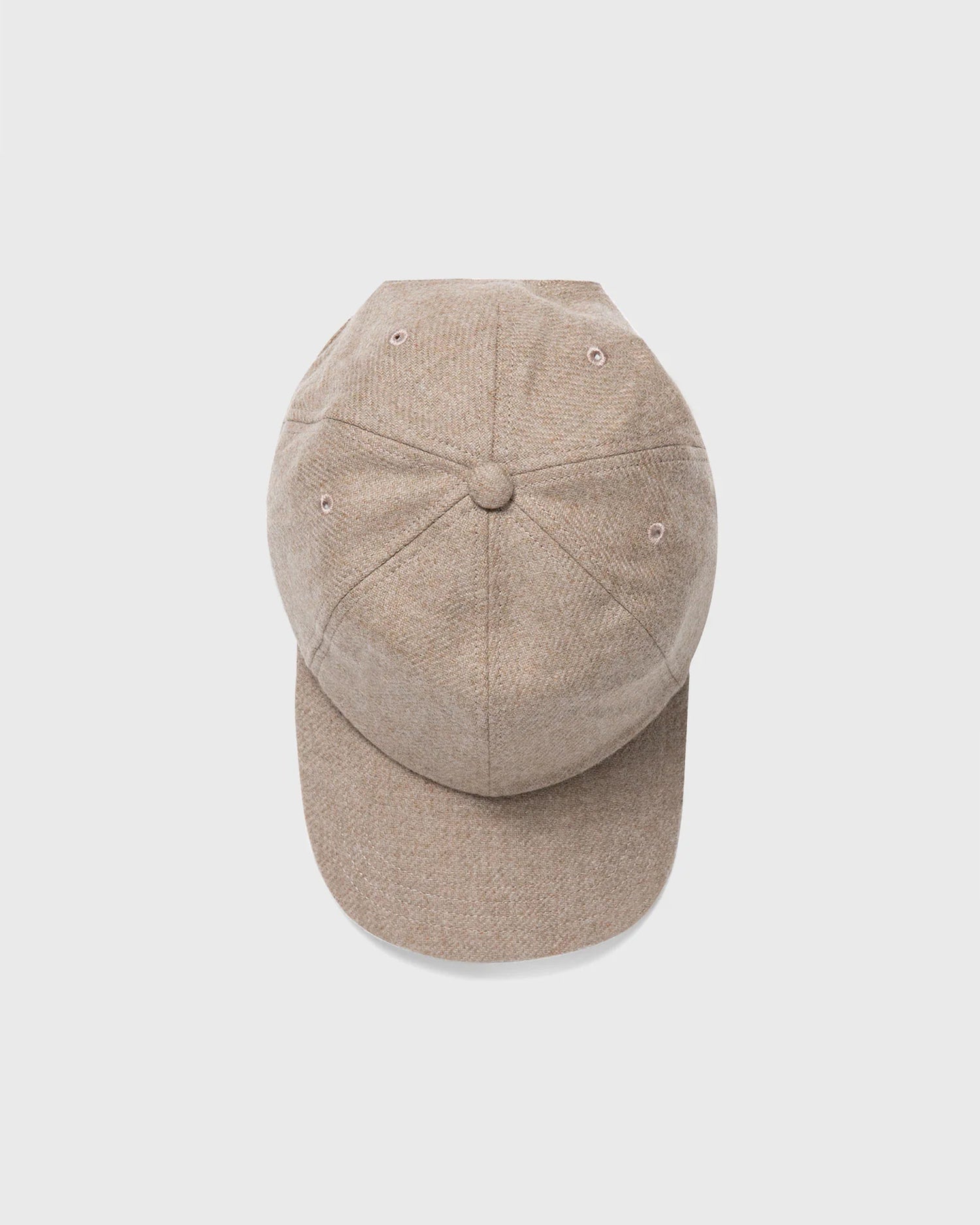 WOOL TWILL CAP / SANDSTONE – FABRIC
