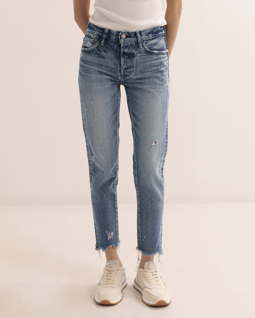 MERRY TAPERED / MID BLUE – FABRIC