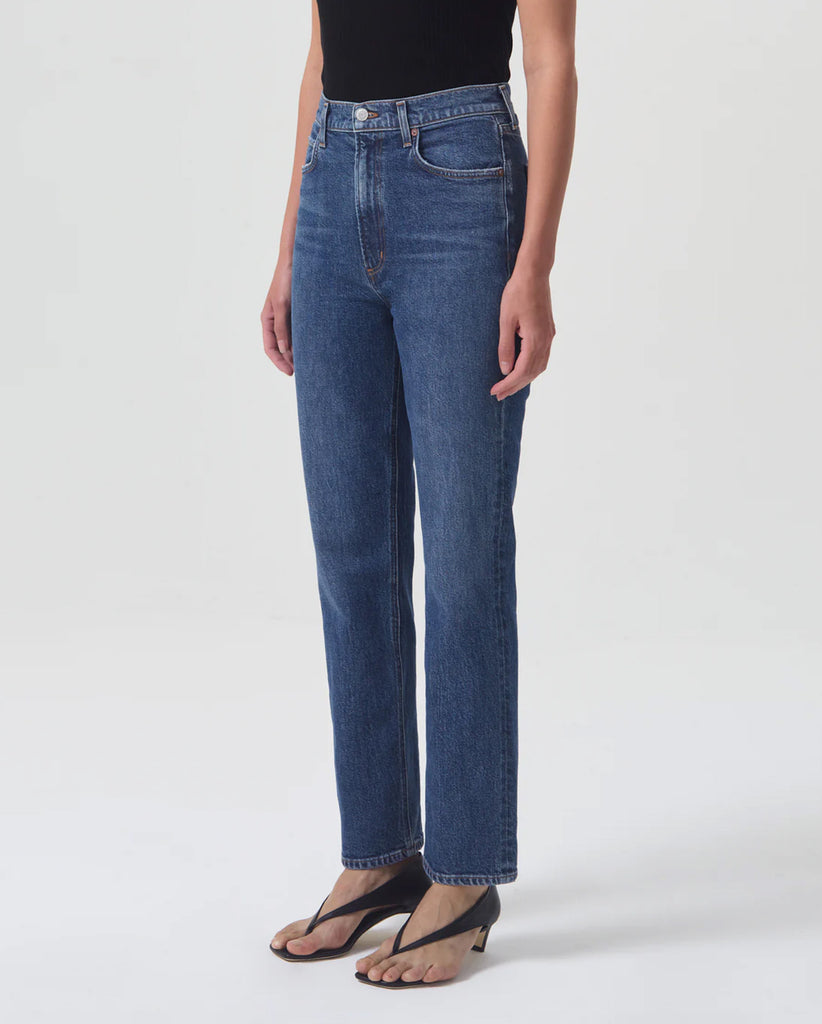 HIGH RISE STOVEPIPE JEAN / ASPIRE – FABRIC